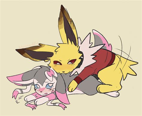 Rule 34 2023 Bite Bloowolfy Blush Clothed Clothed Feral Clothing Duo Eeveelution Female Female