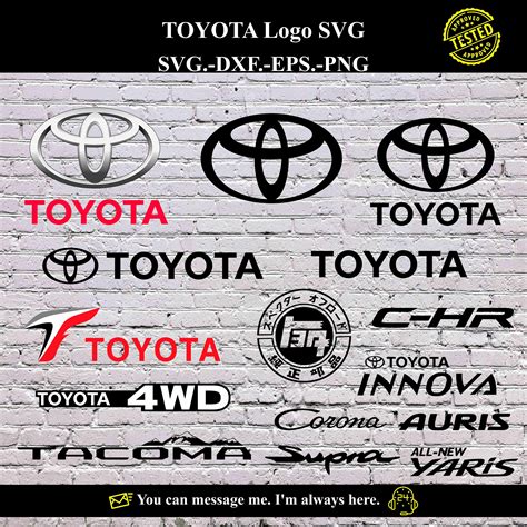 Toyota Logo Svg Vector Digital Product Instant Download Inspire Uplift Toyota Logo Toyota