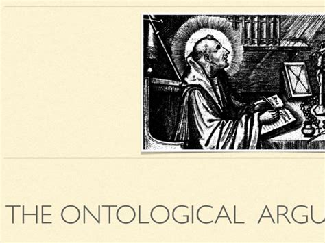The Ontological Argument Philosophy Of Religion Revision Teaching
