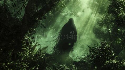 In The Heart Of The Dark Forest A Spectral Figure Can Be Seen Its