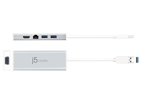 J5Create JUD380 USB 3 0 Mini Dock Wootware