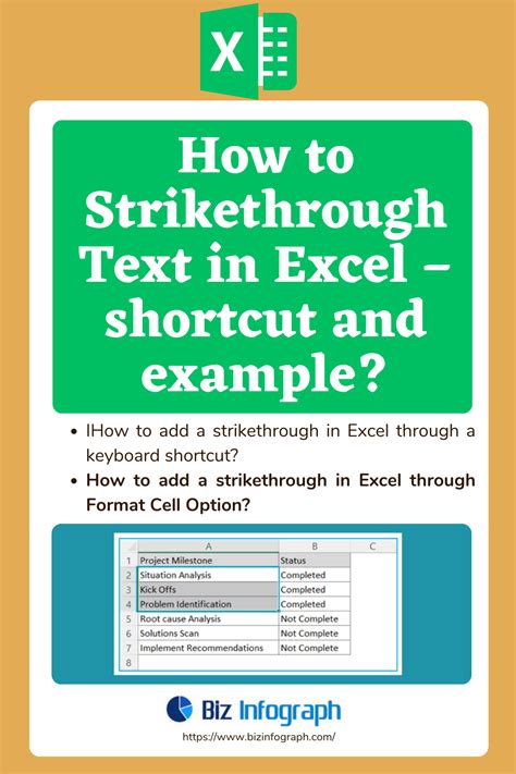 How To Strikethrough Text In Excel Shortcut And Example In 2024