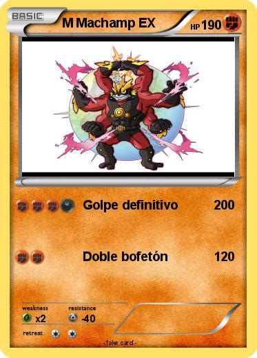 Pokémon M Machamp Ex 4 4 Golpe Definitivo Mi Carta Pokémon