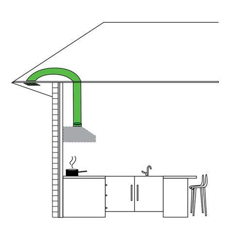 Manrose Rangehood Ducting Kit Thru The Soffit 150mm Bunnings Warehouse