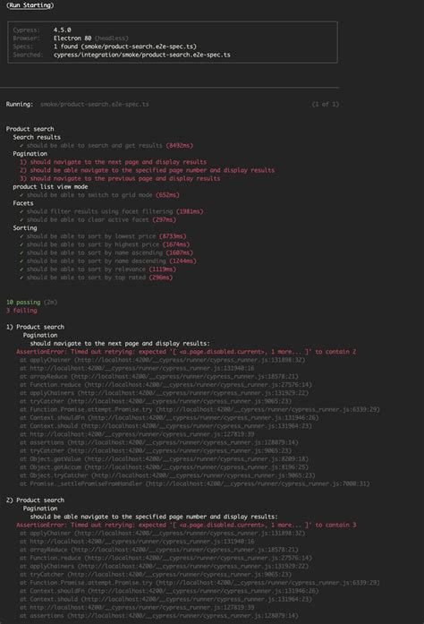 smoke product search e2e spec fails against 2005 backend · issue 7849