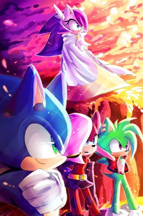 Sonic Sonia And Manic Sonic Underground Sonic The Hedgehog Sonic