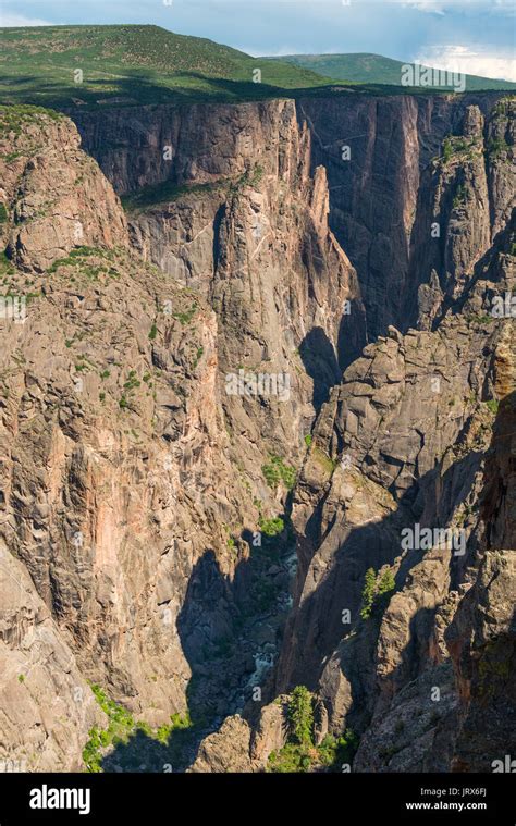 Vertical Landscape Inside The Black Canyon Of The Gunnison National