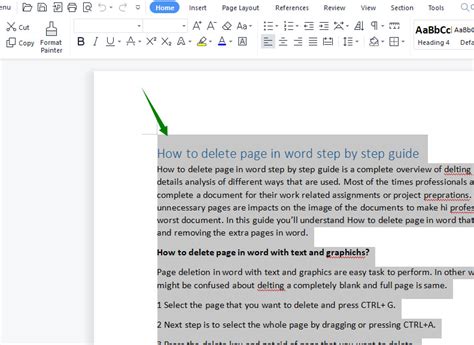 How To Remove A Page Break From Word Document WPS Office Academy