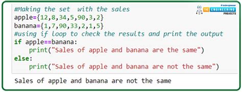 Python Set Operations With Examples The Engineering Projects