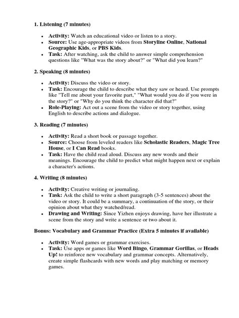 Daily 30 Min Practice Program Pdf Reading Comprehension Learning