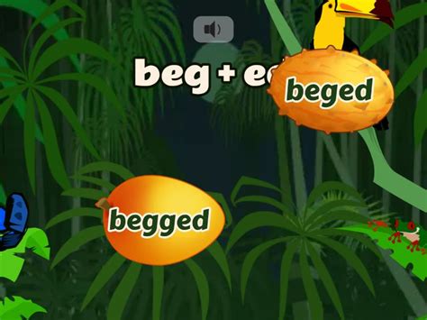 Eng Doubling Rule Quiz Suffixes Catch The Fruit Game Flying Fruit