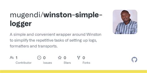 Github Mugendi Winston Simple Logger A Simple And Convenient Wrapper Around Winston To