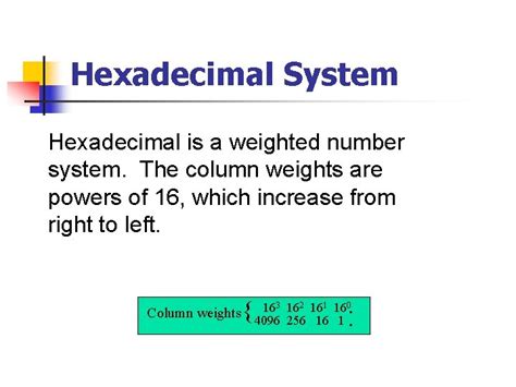 Numbering System Decimal System The Radix Or Base
