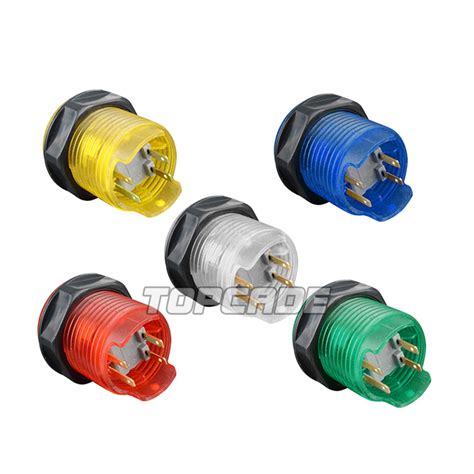 LED Illuminated Arcade Button Topcade