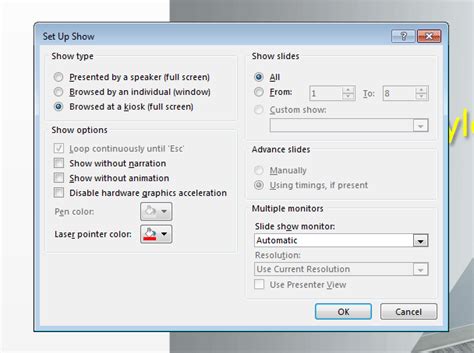How To Run A Powerpoint Presentation In Kiosk Mode