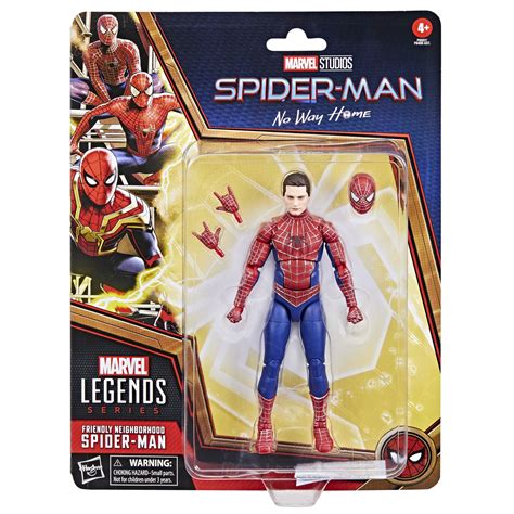 Marvel Legends Series 友善好鄰居蜘蛛人，《蜘蛛人：無家日》收藏版 6 吋可動人偶，適合年齡 4 歲及以上