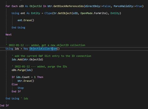 Blocktablerecorderase Not Deleting Block Autodesk Community