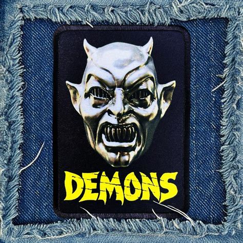 Demons Patch Demons Iron On Patch Demoni Patch Jacket Patch Punk Patch Horror Movies Iron On