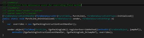 Inside Microsoft Dynamics Ax Override Form Data Source Field Methods