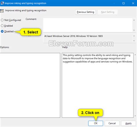 Enable Or Disable Improve Inking And Typing In Windows 11 Windows 11 Forum