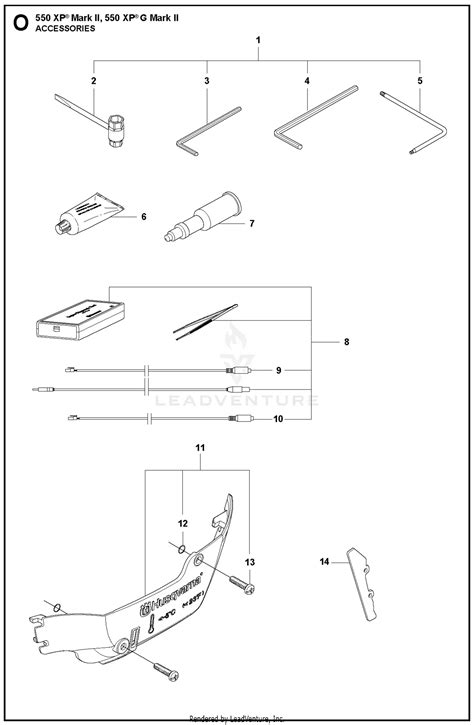Husqvarna 550 Xp® Mark Ii 550 Xp® G Mark Ii Parts Diagrams