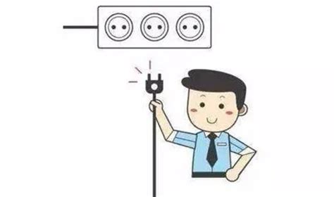 关闭电源简笔画 电源简笔画 简笔画 大山谷图库