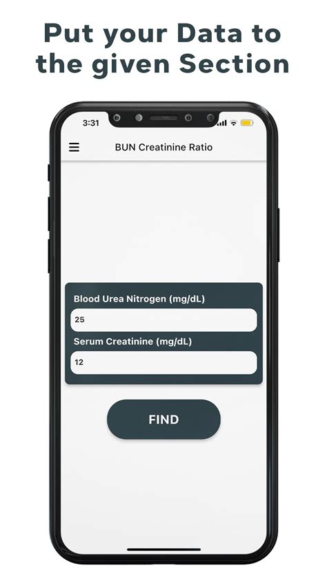 Bun Creatinine Ratio Calculate Apk For Android Download