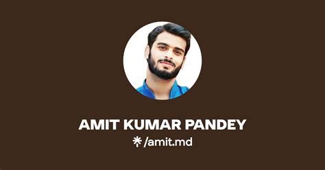 Amit Kumar Pandey Twitter Instagram Facebook Linktree