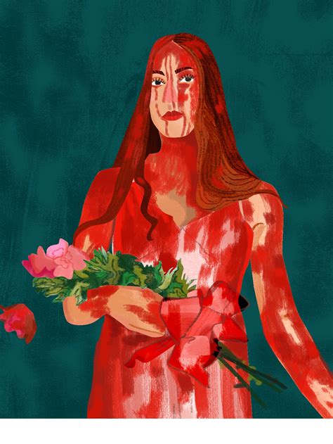 Stephen King S Carrie Art Before And After Blood Scene Prints Halloween Movie Film Art Etsy