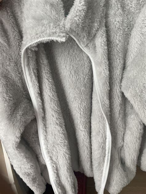 쿠마마켓 남녀공용 포근이 보아 밍크퍼 후리스 집업 Xl사이즈