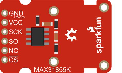 How To Use Sparkfun Max31855k Thermocouple Breakout Pinouts Specs