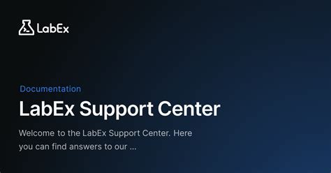 Labex Support Center Labex Support