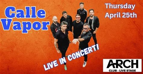 Calle Vapor Arg Live In Athens Arch Club Live Stage Athens 25 April To 26 April
