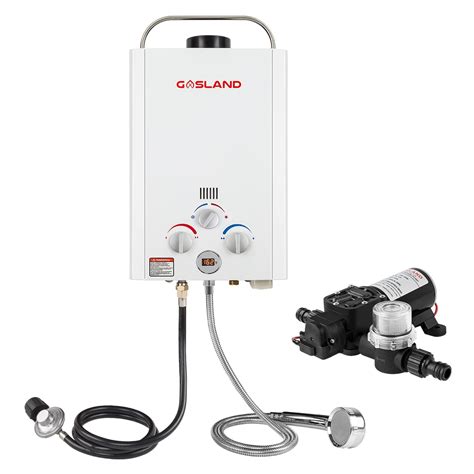 Gasland 6l 158gpm Portable Propane Tankless Water Heater With 16 Gpm
