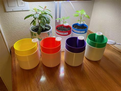 Self Watering Planter Por Hexene Labs Descargar Modelo Stl Gratuito
