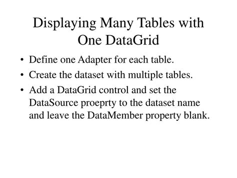 Ppt Vb Net Database Access Powerpoint Presentation Free Download