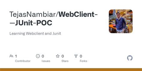 GitHub TejasNambiar WebClient JUnit POC Learning Webclient And Junit