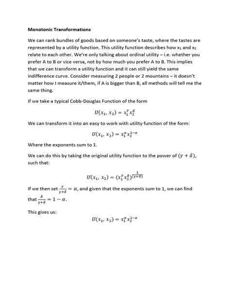 Monotonic Transformations Pdf Teaching Methods And Materials Monotonic Transformations Pdf Teaching Methods And Materials