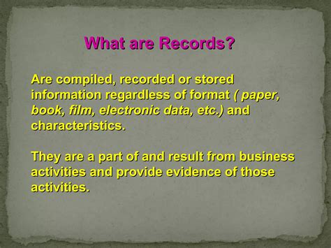 Effective Filing And Recording System Ppt