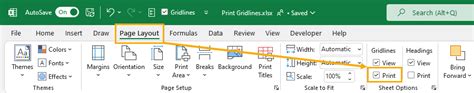 How To Print Gridlines In Excel Understanding The Purpose Of