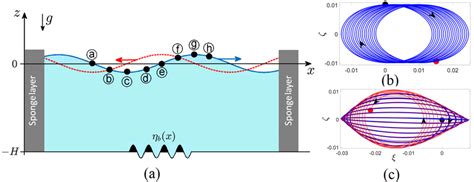 A Schematic Of Surface Wave And Bottom Ripple With Particles At
