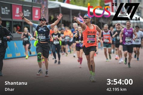 Shantanu Dhar Pmp® Prince2® On Linkedin Tcsrunslondon Londonmarathon Classof2024