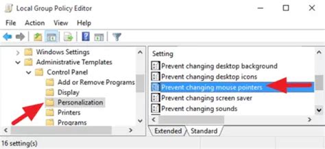 Prevent Users From Changing Mouse Pointers In Windows