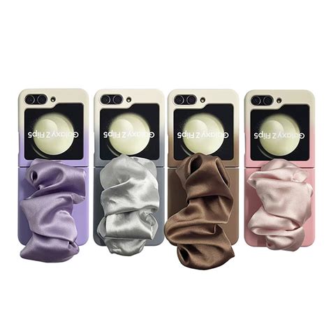 모이닷컴 갤럭시 Z플립5 Z플립4 Z플립3 스크런치 곱창 밴드 스트랩 그라데이션 하드 제트플립 지플립 5 4 3 케이스