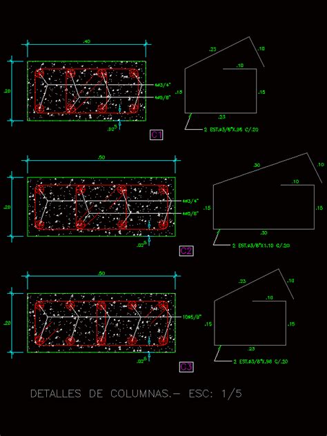 Concrete Columns Rectangular Sections In Autocad Cad Library Concrete Columns Rectangular Sections In Autocad Cad Library