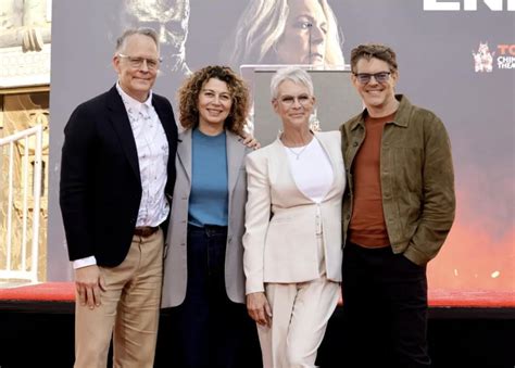 익스트림무비 제이미 리 커티스 할리우드 명예의 거리 헌액 행사 사진