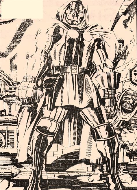 The Villainy Of Doctor Doom By Jack Kirby Comic Art Jack Kirby Marvel Comics Art