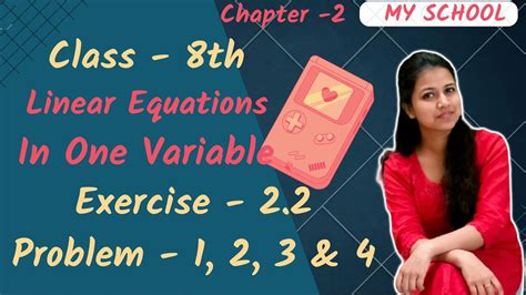 Exercise Chapter Linear Equations In One Variable Class In Hindi YouTube