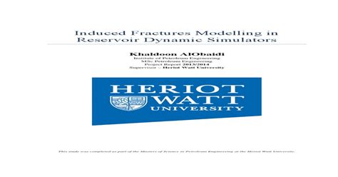 Pdf Induced Fractures Modelling In Reservoir Dynamic Simulators Dokumen Tips