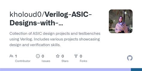 Github Kholoud0 Verilog Asic Designs With Testbenches Collection Of Asic Design Projects And